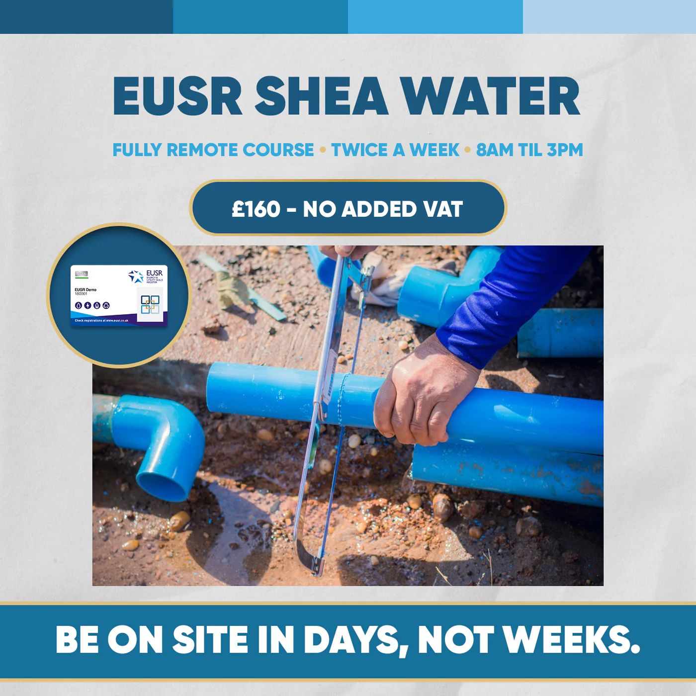 EUSR SHEA Water | Four Storey Training Limited