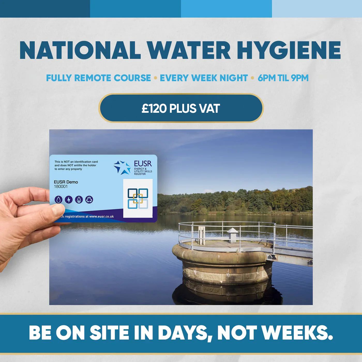 EUSR Water Hygiene Training Course | Get Your Blue Card Online | Four ...